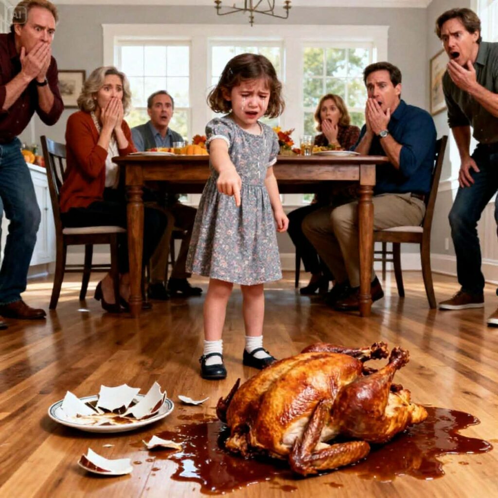 During our Thanksgiving meal, my five-year-old daughter suddenly let ...